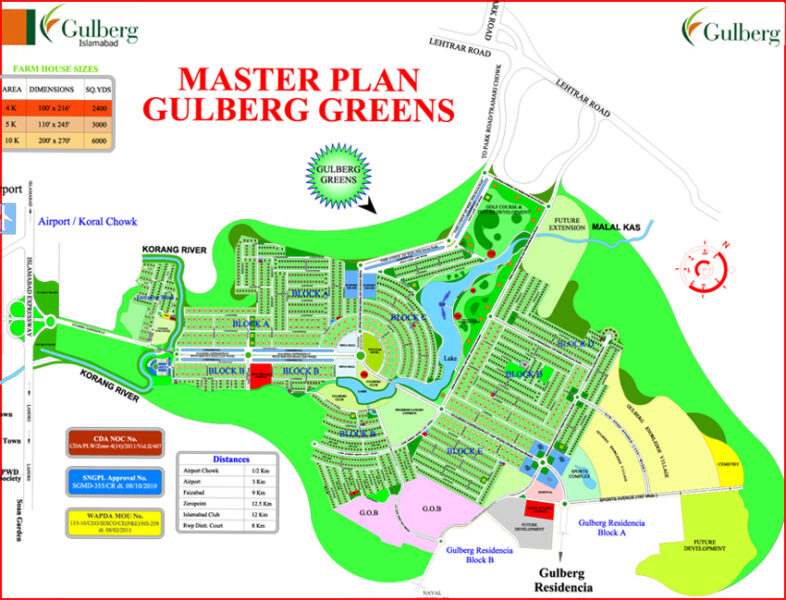 Gulberg Greens Islamabad | Location Map | Payment Plans